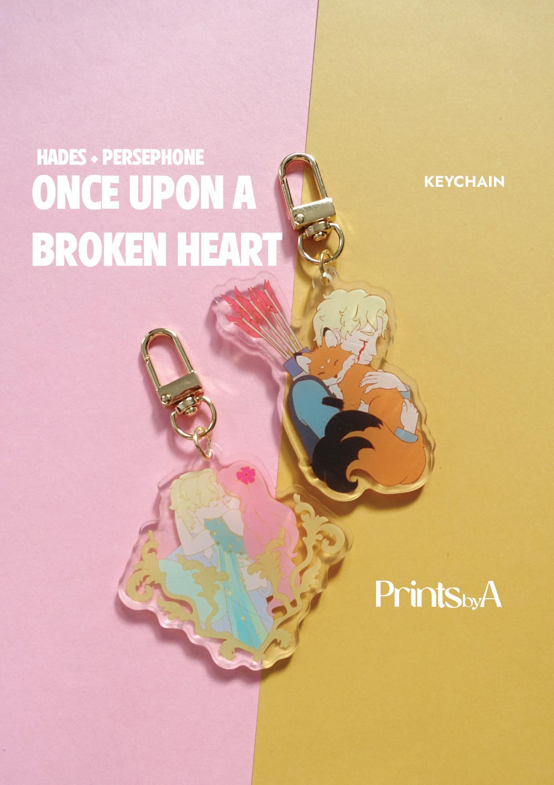 Once Upon a Broken Heart Keychain, Jack Keychain, Evangeline Keychain ...