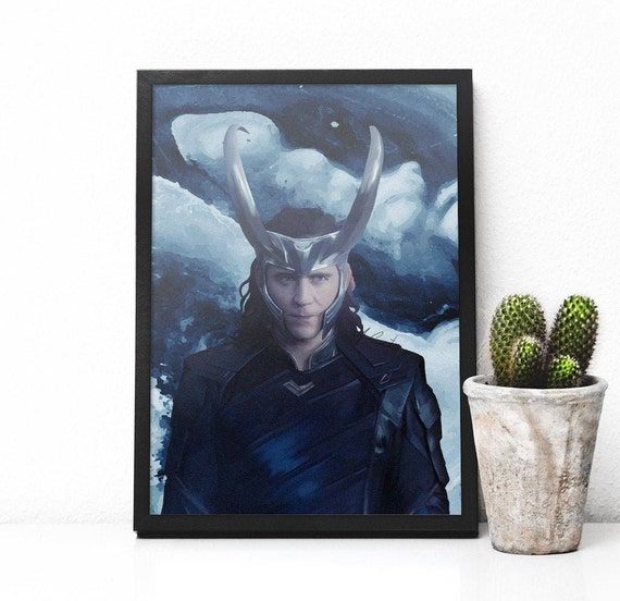 Loki Loki Print Loki Poster Loki Illustration Wall Decor - Etsy UK
