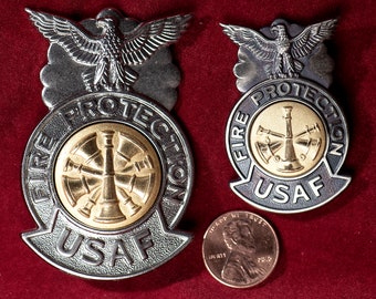 Fire chief badge | Etsy