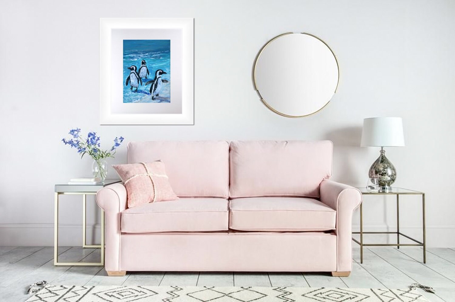 Which Way Penguins Original Painting by Kay Moore - Etsy