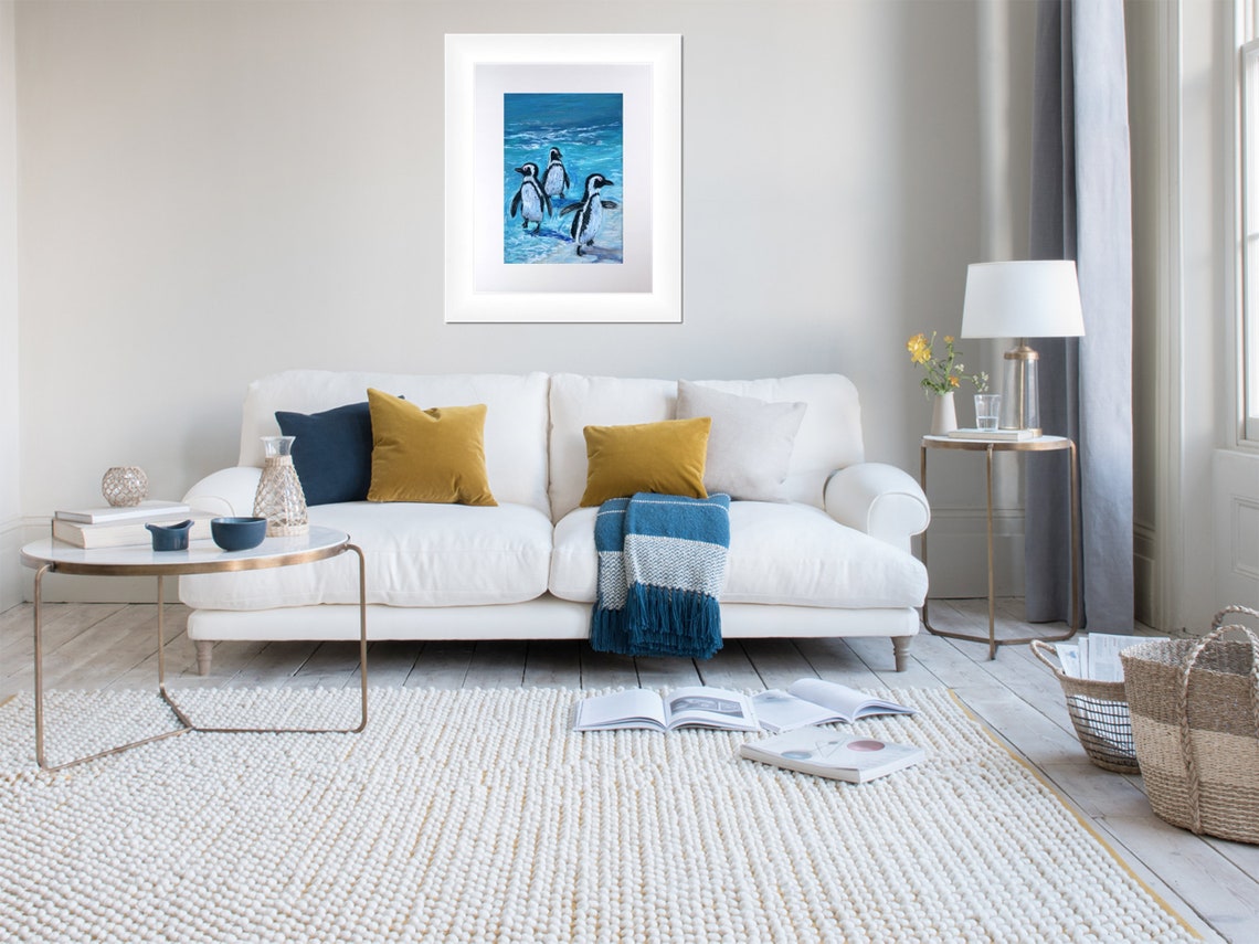 Which Way Penguins Original Painting by Kay Moore - Etsy