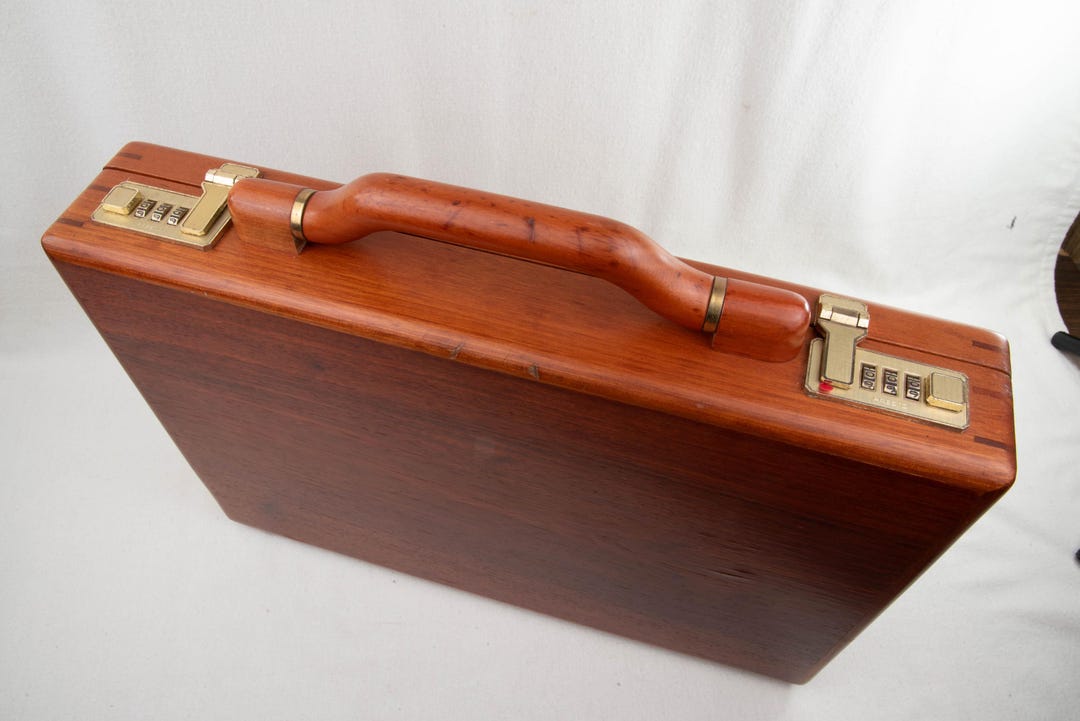 Vintage Wood Briefcase; Presto Lock Briefcase; Unique 1970s Storage - Etsy