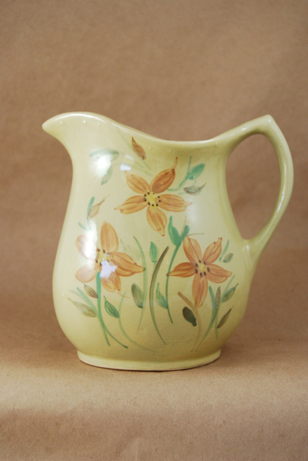 Roseville Pottery Pitcher - Etsy