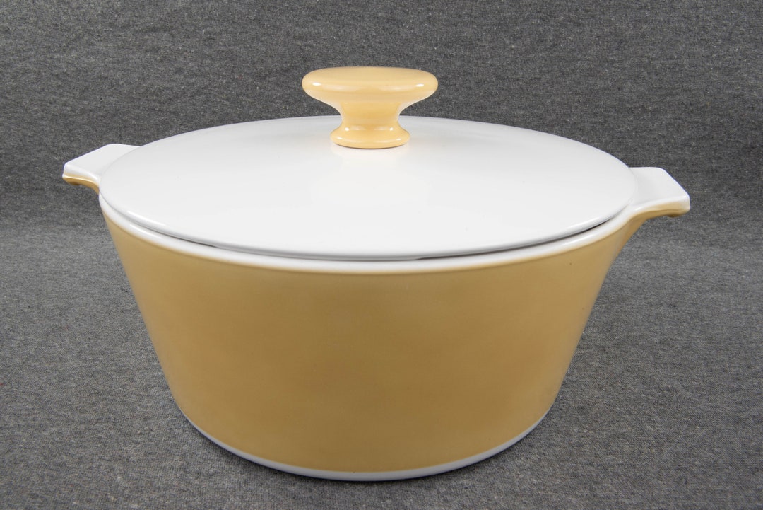 Vintage Yellow Corning Ware Casserole With Lid - Etsy