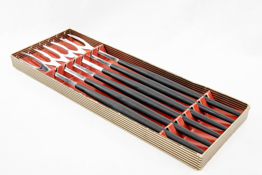 Vintage Fondue Forks; Cheese Forks; ERBO Switzerland Silver - Etsy