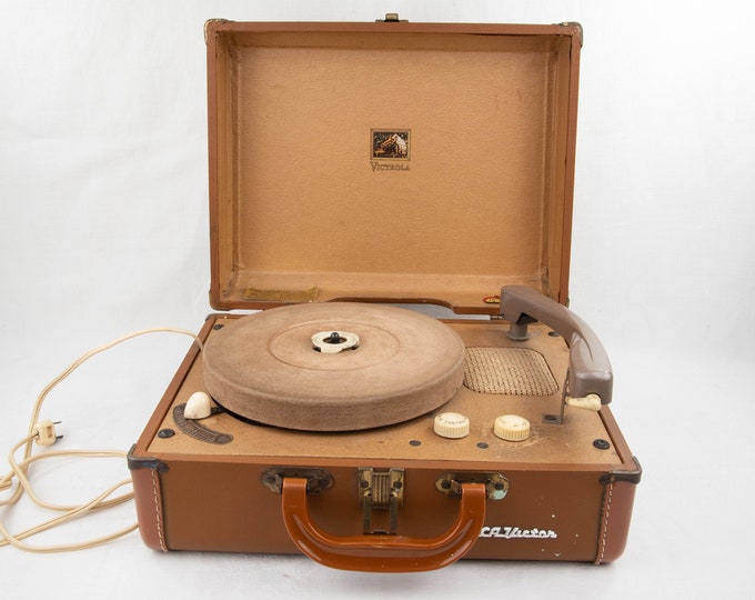 Vintage Portable RCA Victor Victrola Record Player - Etsy