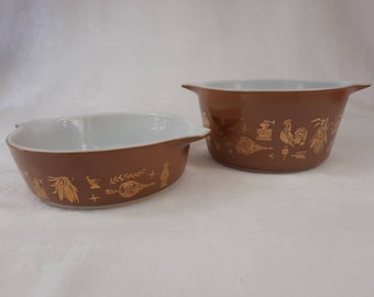 Brown Pyrex Bowls - Etsy