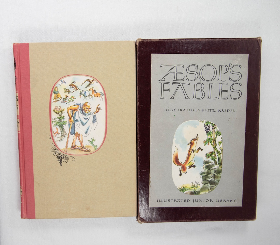 Aesop's Fables Hardcover Book and Box - Etsy