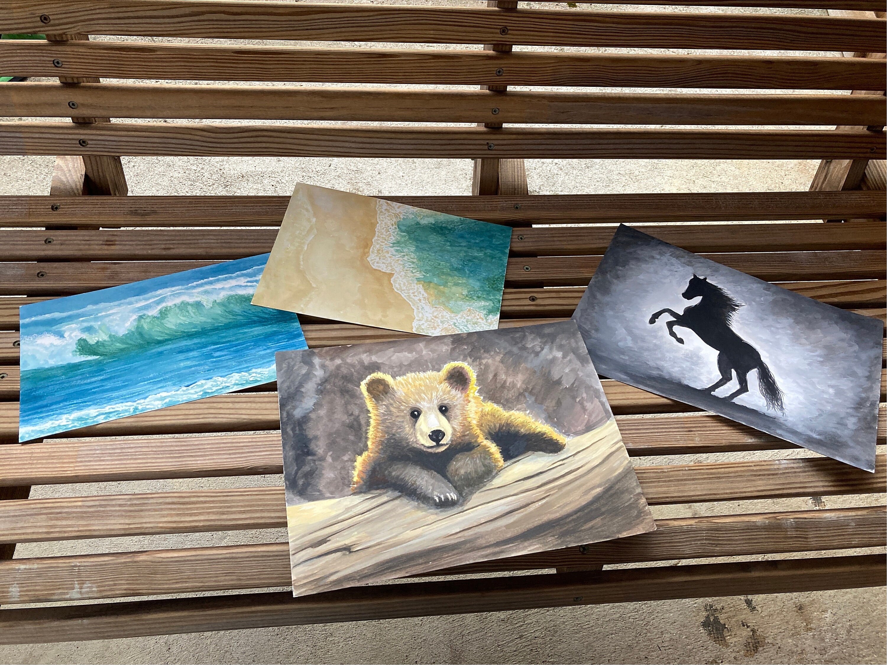 Ocean Wave ORIGINAL Watercolor Painting, Ocean Theme Art, Coastal Home ...