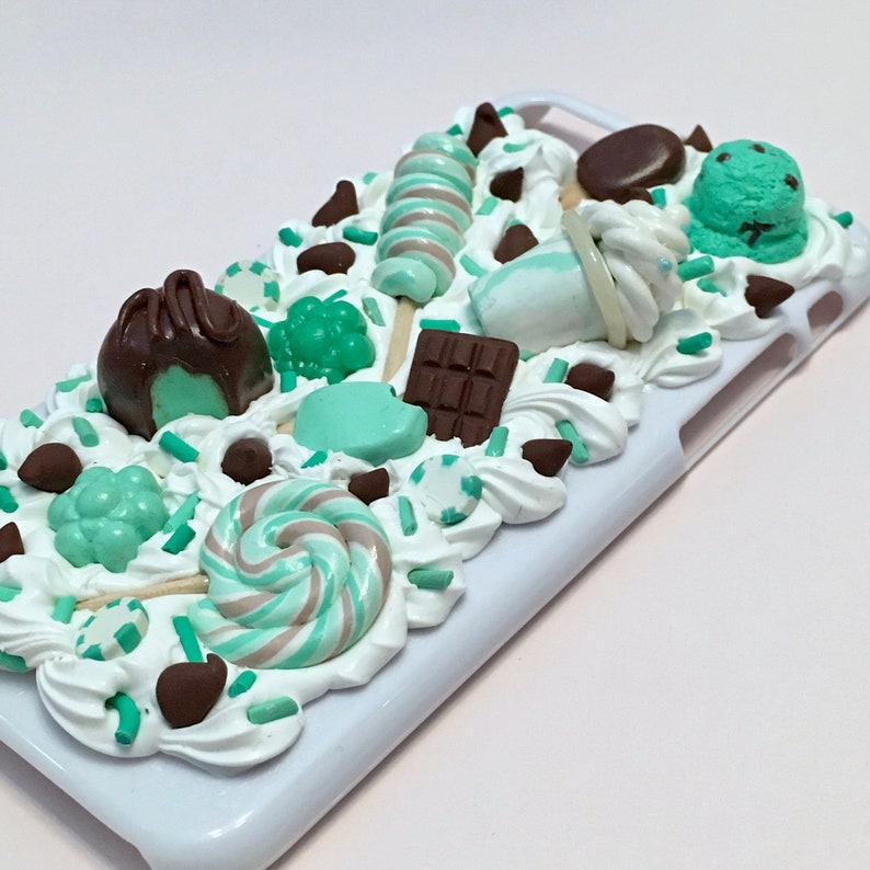 Decoden Phone Case Mint Chocolate Chip - Etsy