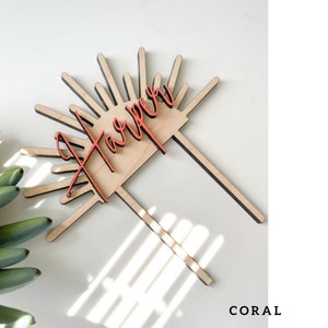 Sun Cake Topper, Boho Sun Cake Topper, First Trip Around the Sun ...