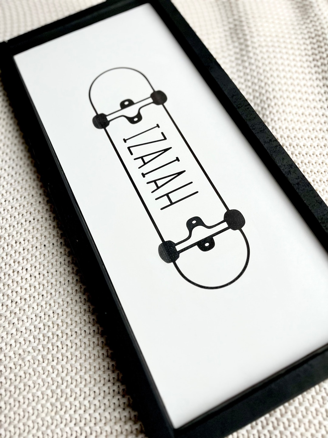 Personalized Skateboard Sign | Skateboard Name Sign | Skater Nursery ...