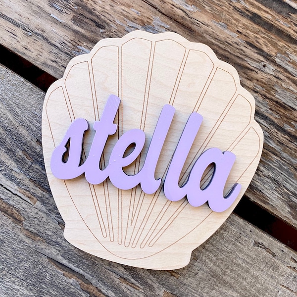 Shell Sign - Etsy