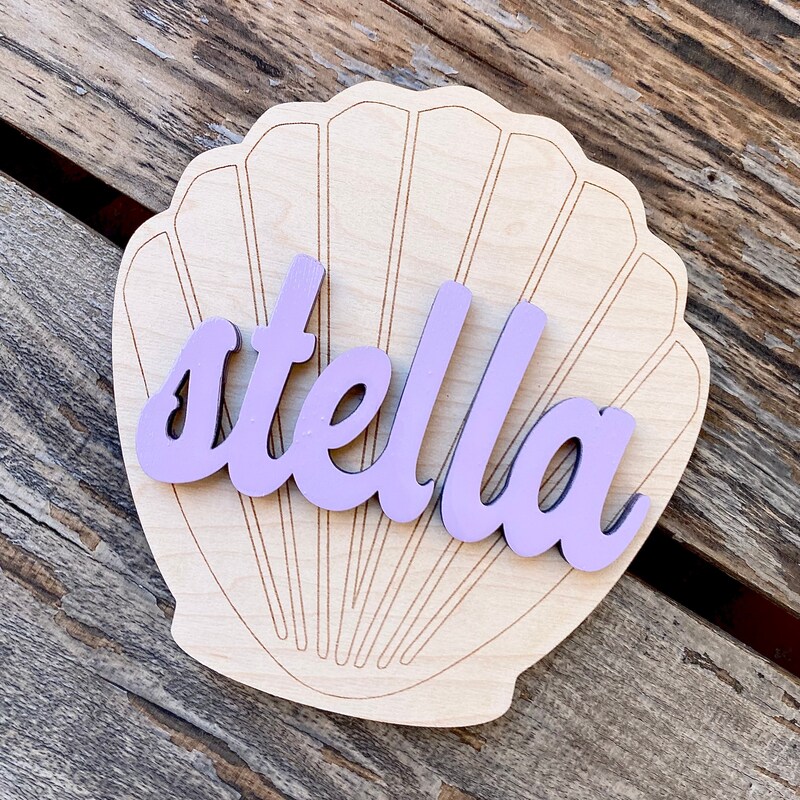 Shell Sign - Etsy
