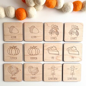 Fall Mix and Match Set • Fall Montessori Game • Fall Matching Game Set ...