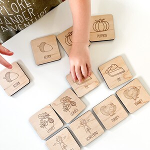 Fall Mix and Match Set • Fall Montessori Game • Fall Matching Game Set ...