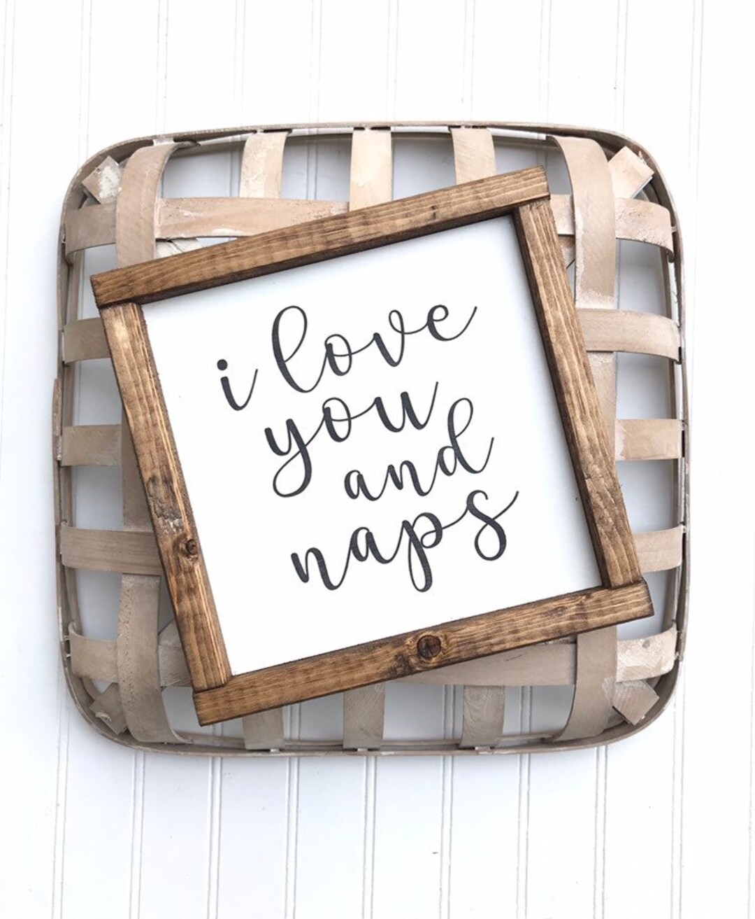 I Love You and Naps Wood Sign | Small Sign | Love Naps Wall Decor - Etsy