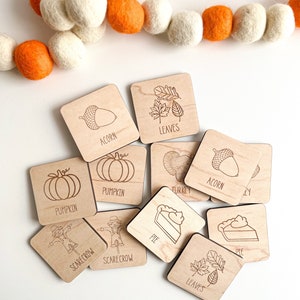 Fall Mix and Match Set • Fall Montessori Game • Fall Matching Game Set ...