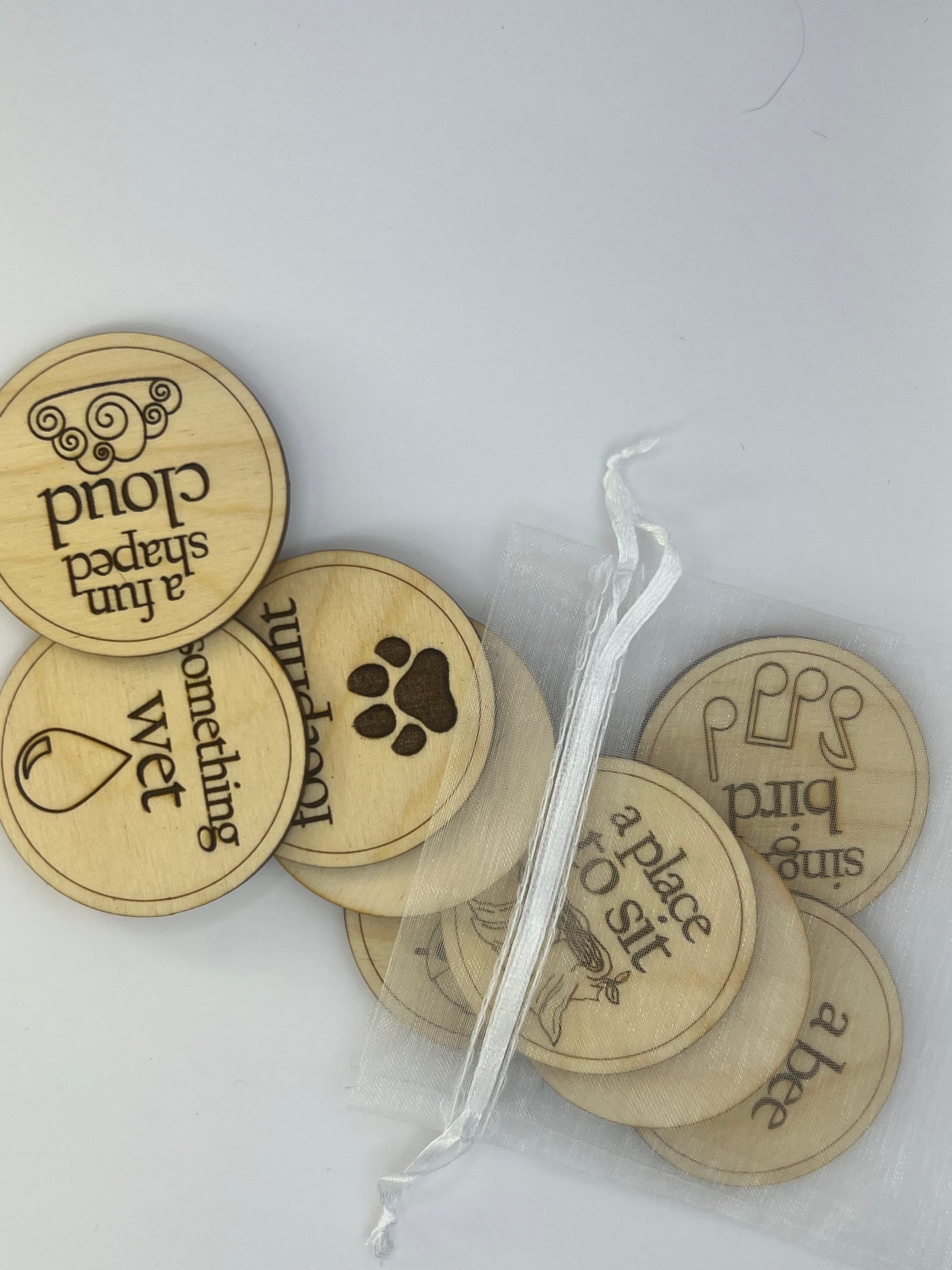 Wooden Nature Scavenger Hunt Tokens free Shipping - Etsy