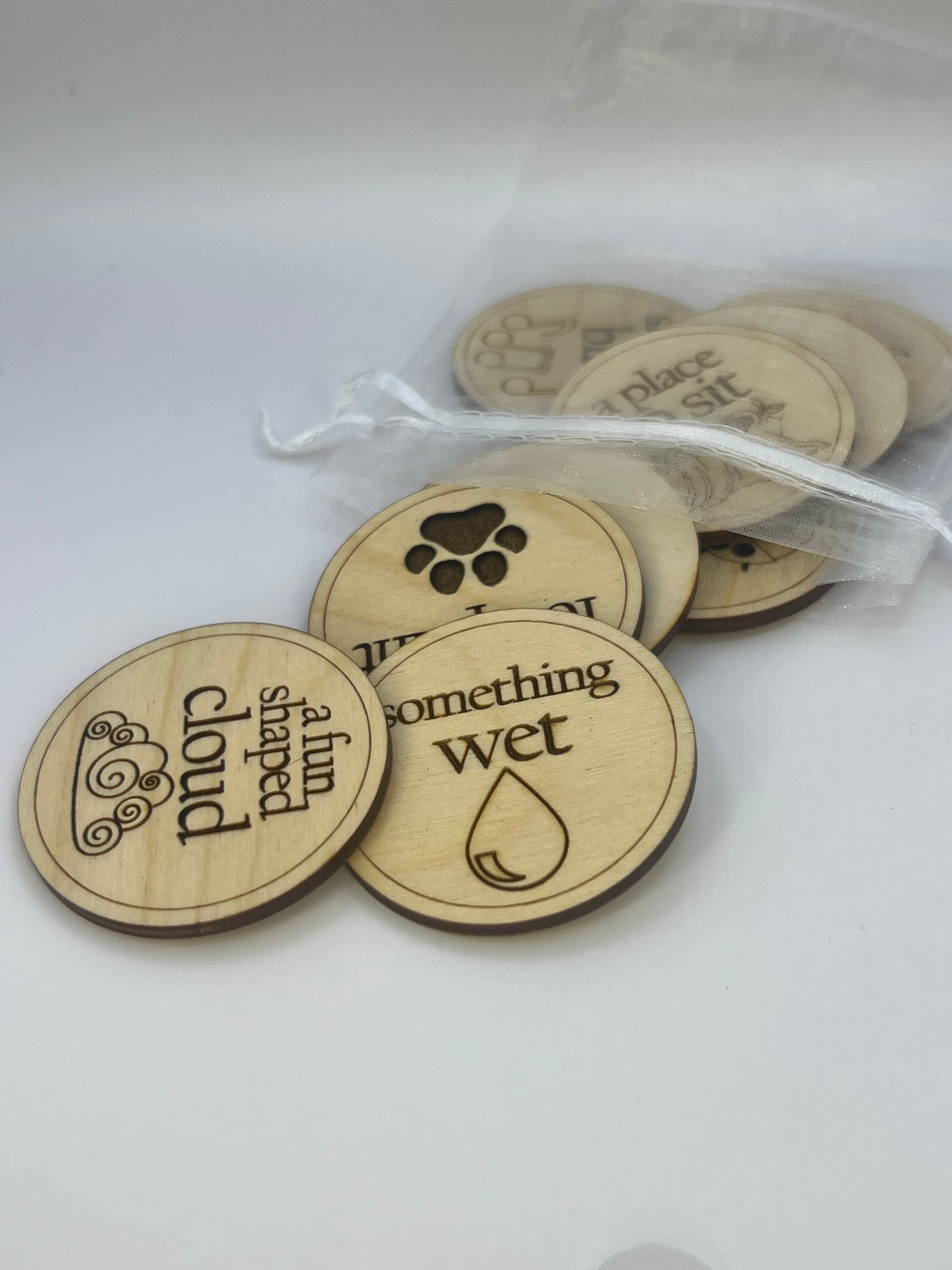 Wooden Nature Scavenger Hunt Tokens free Shipping - Etsy