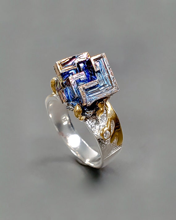 Bismuth Wedding Ring