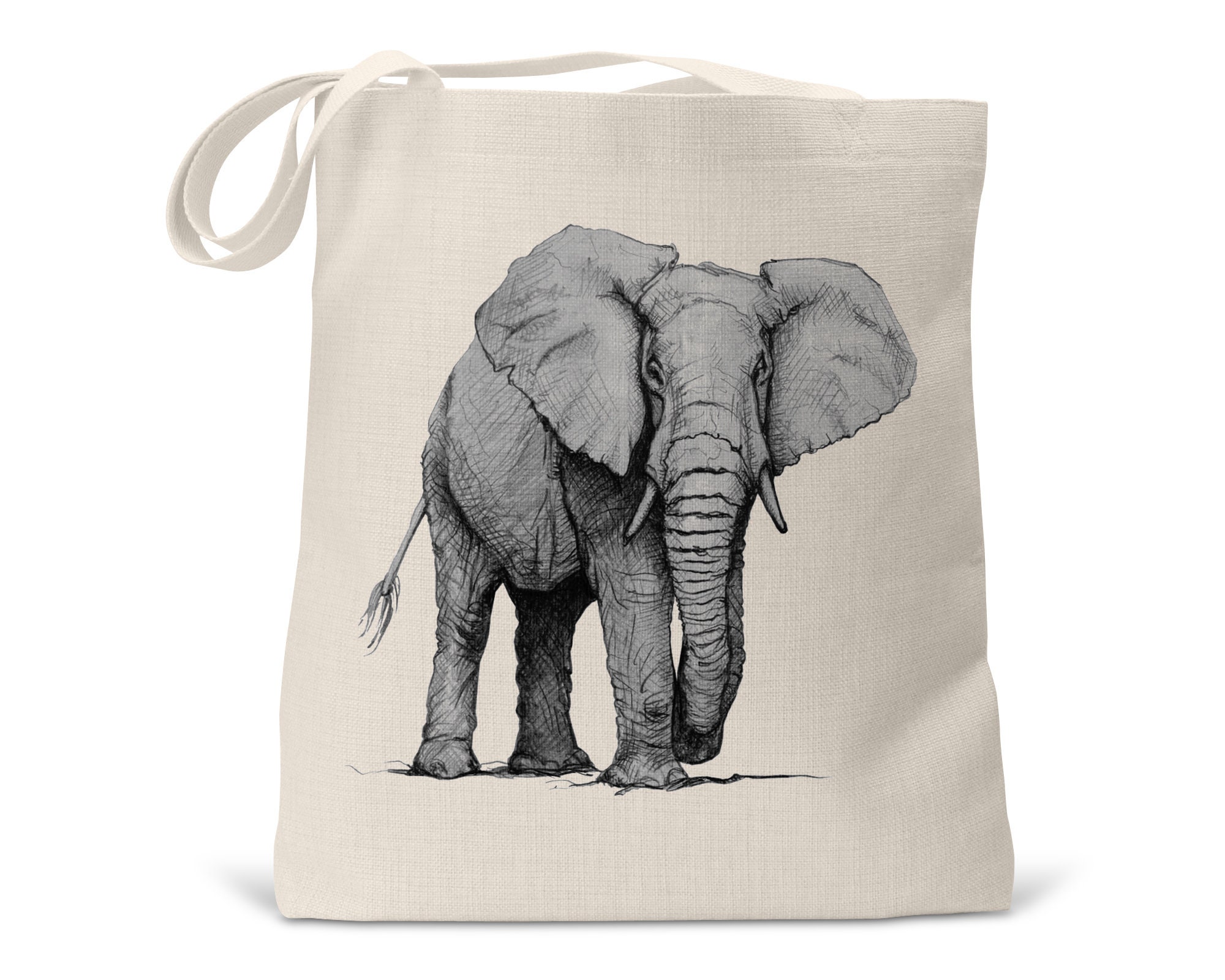 Tote Bag Elephant Elephant Lover Gift Book Bag Gift for - Etsy