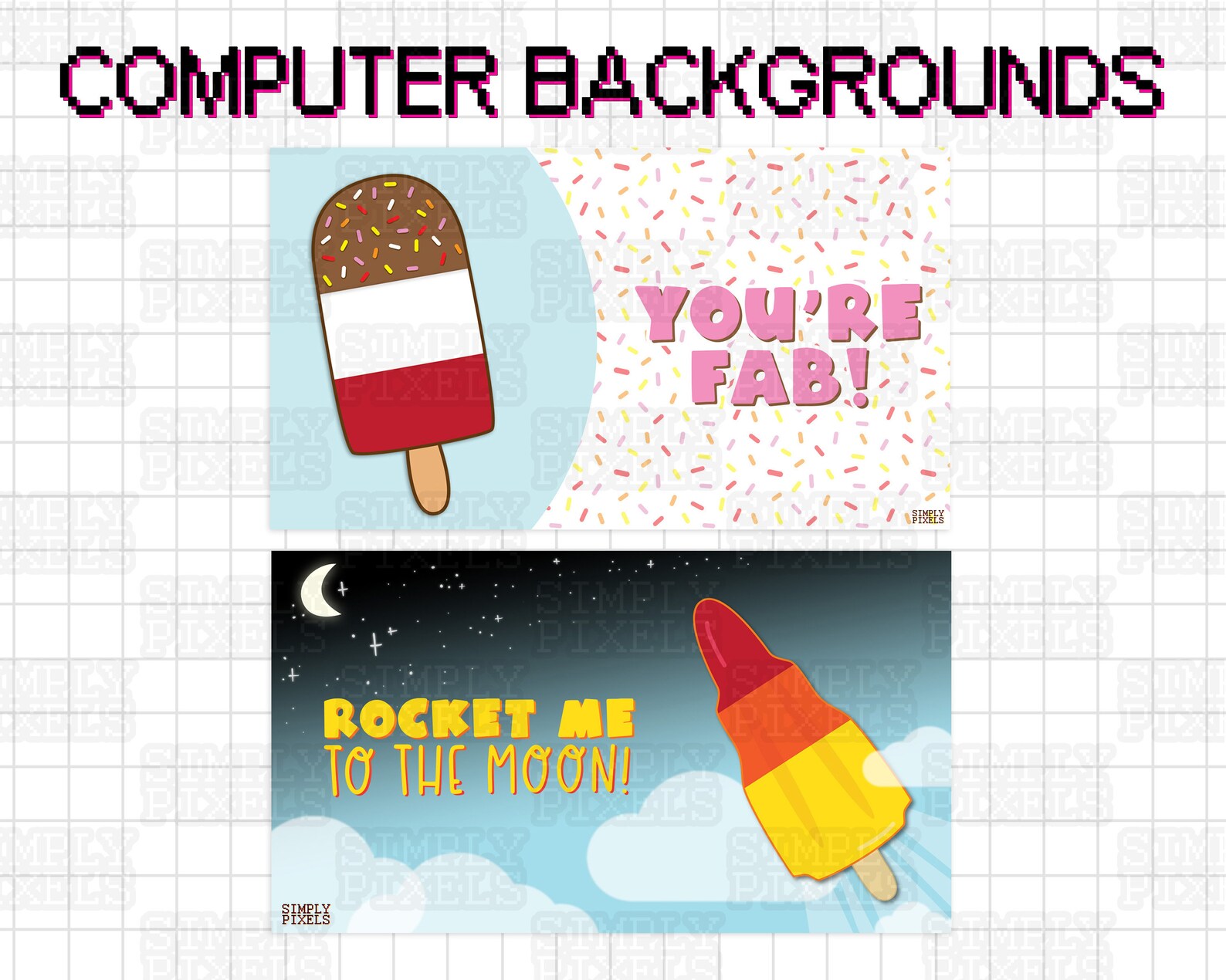 Ice Lolly Computer Background, Summer Computer Wallpaper, PC Background ...