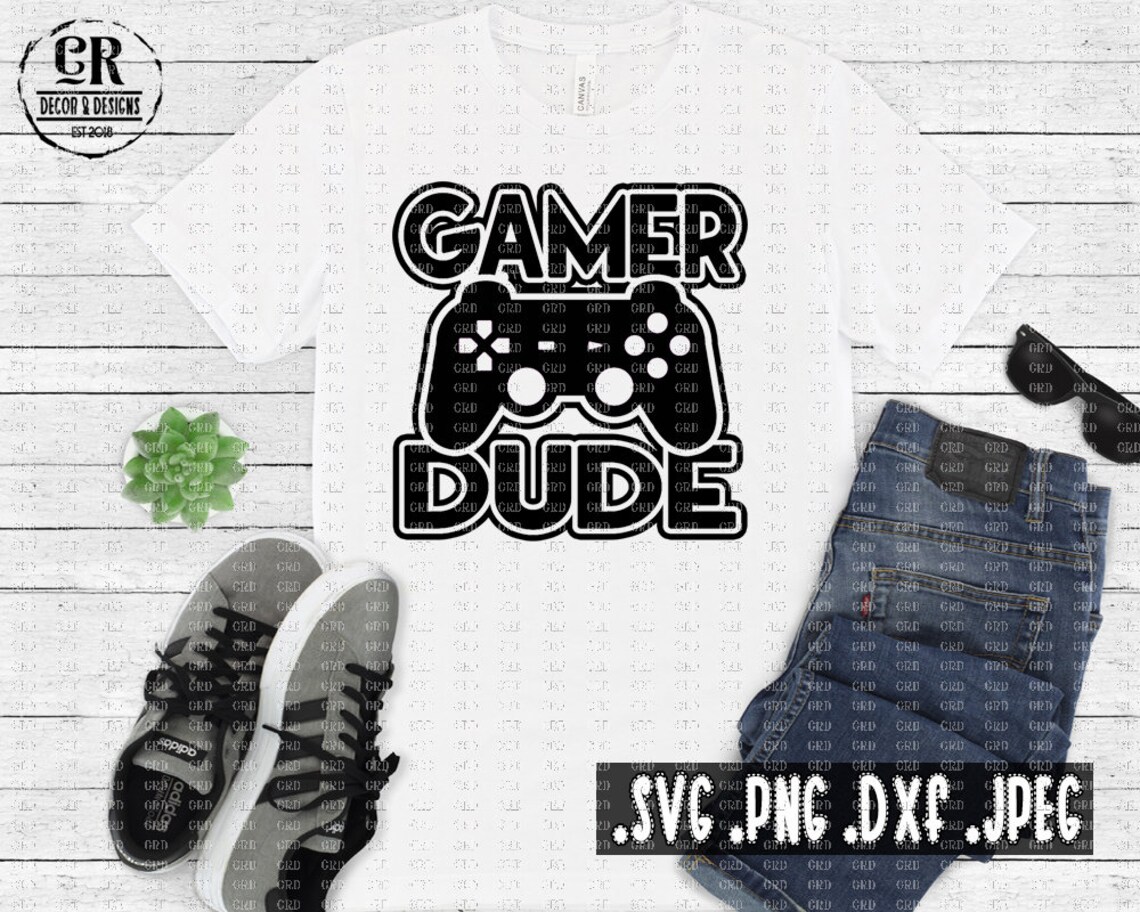 Gamer Dude Svg Gamer Guy Svg Gamer Svg Gamer Cut Files | Etsy