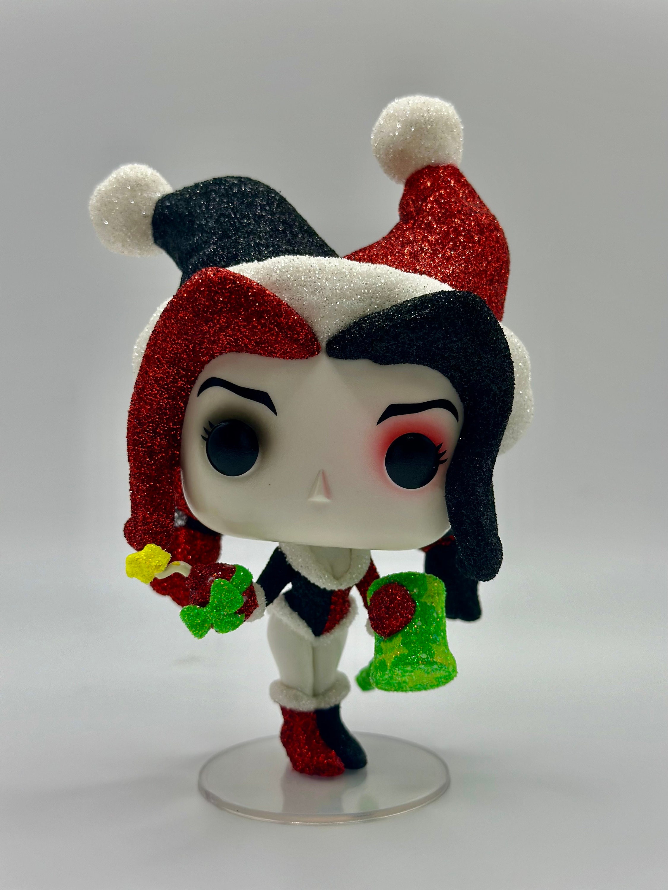 Holiday Glitter Harley Quinn Funko Pop Etsy UK