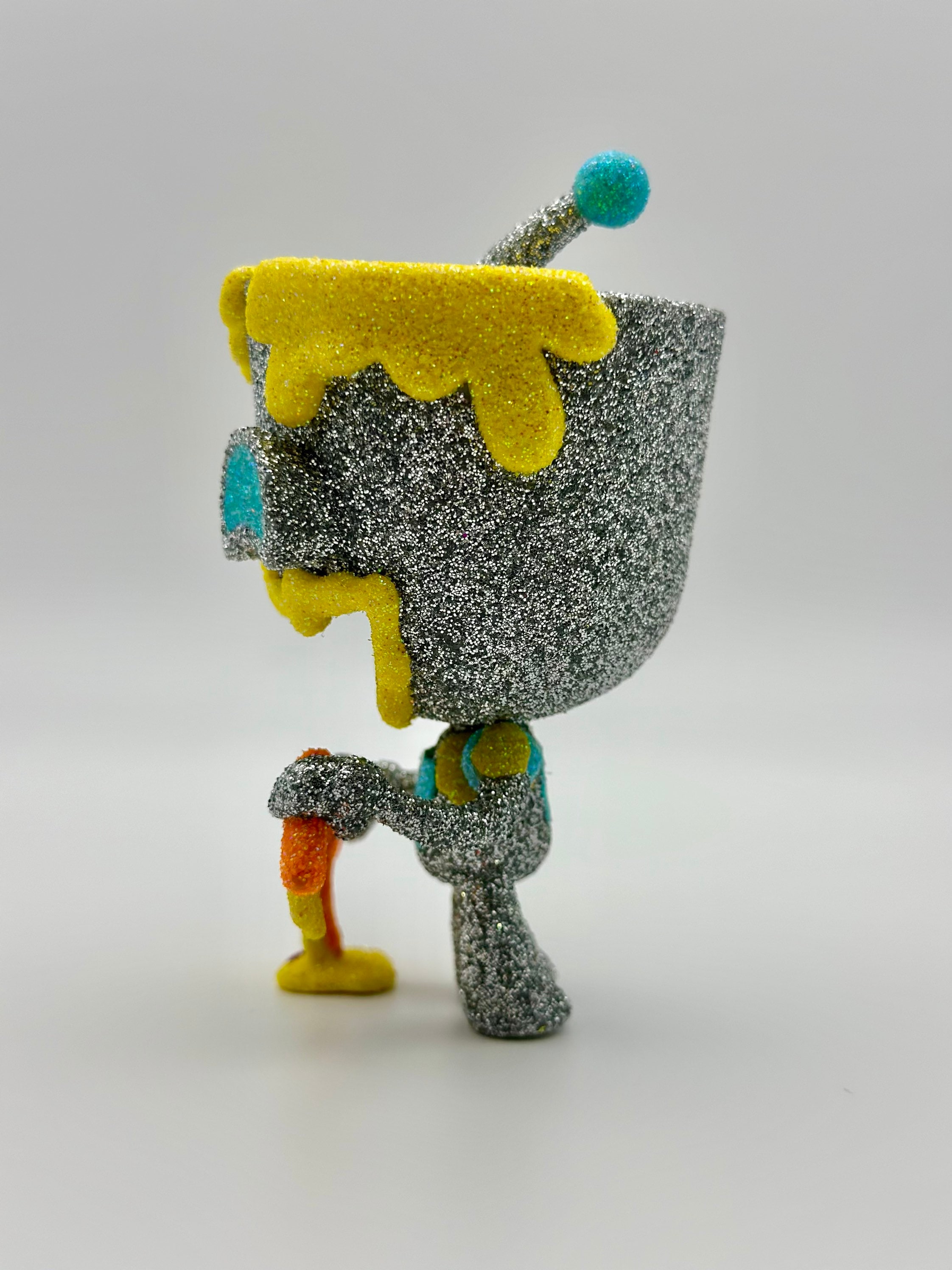 Glitter Gir Eating Pizza Funko Pop Gir Invader Zim Gifts Custom - Etsy