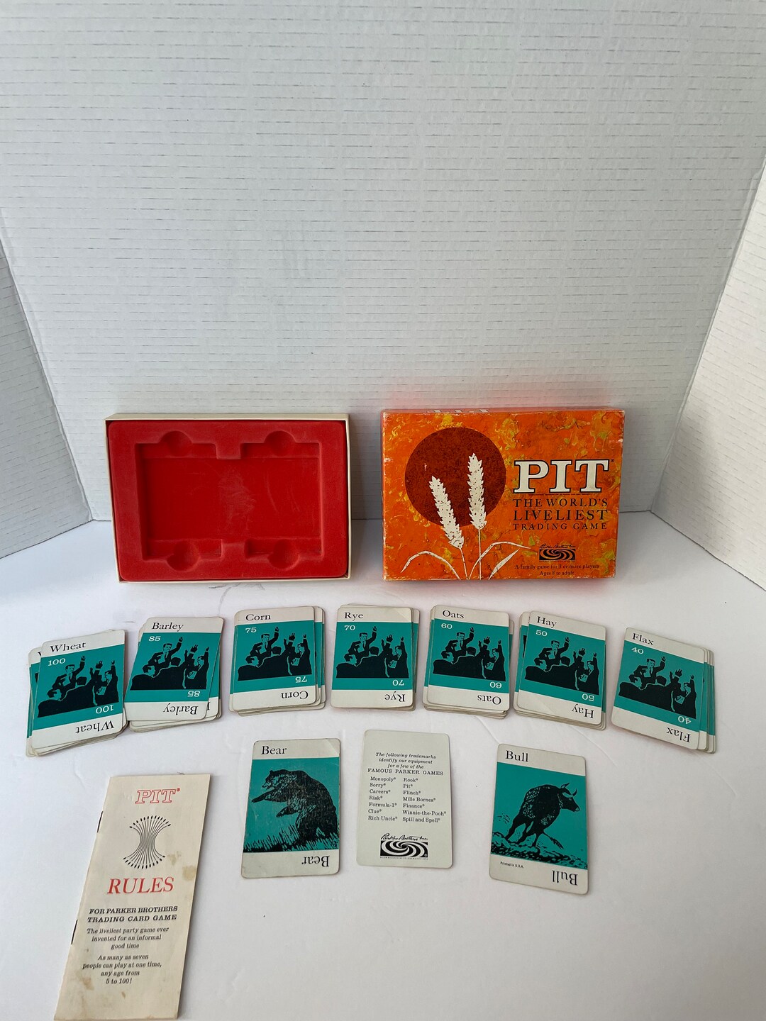 Vintage 1964 Edition Parker Brothers Pit Game - Etsy