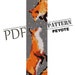 Red Fox Bead Pattern, Pdf Pattern, Seed Bead Pattern, Wild Pattern ...