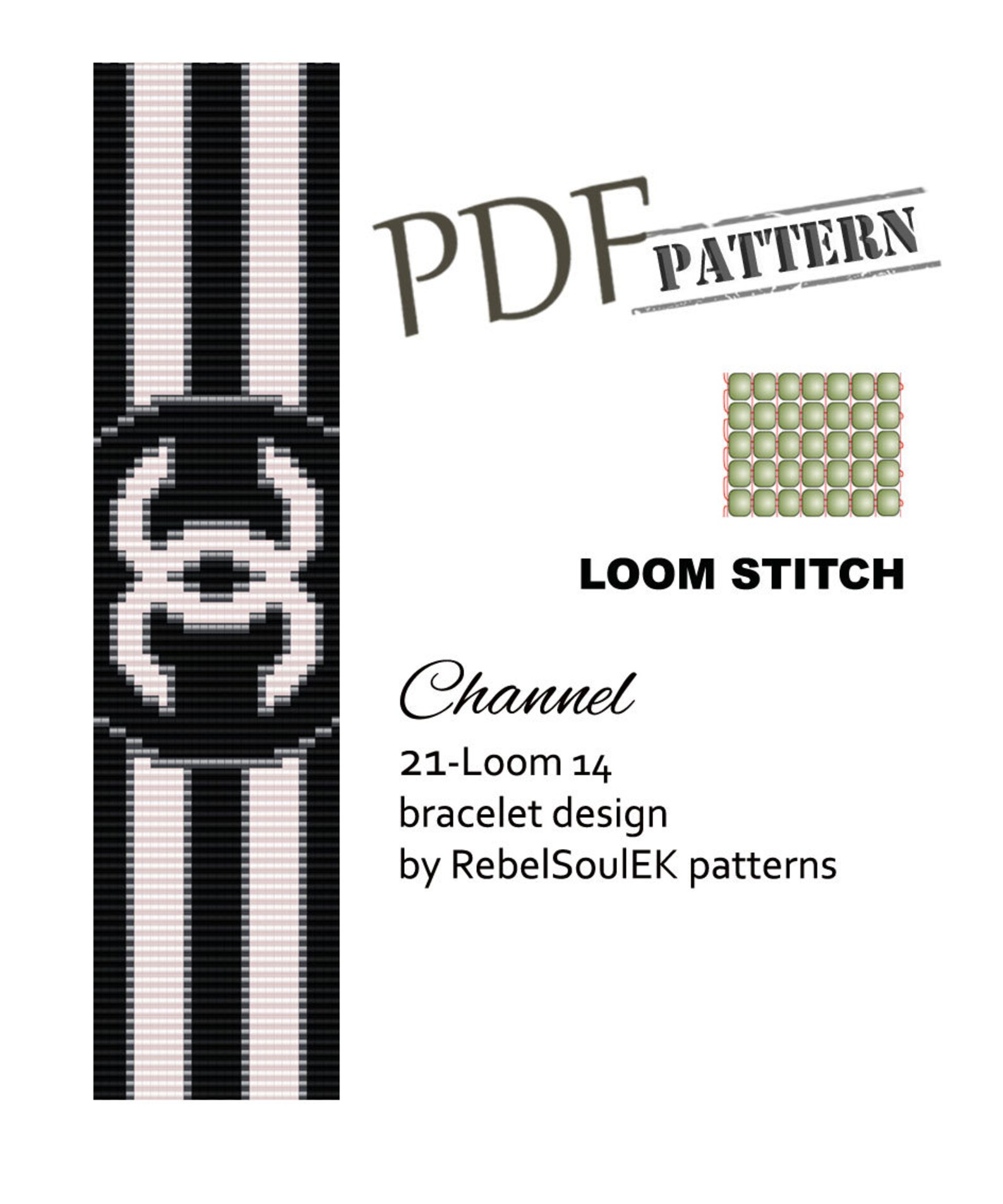 Luxury Pattern Loom Design Instant Downloadloom Seed Bead | Etsy