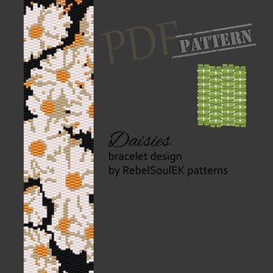 Daisy Peyote, Daisy Pattern, Instant Download, Flower Peyote, Meadow ...