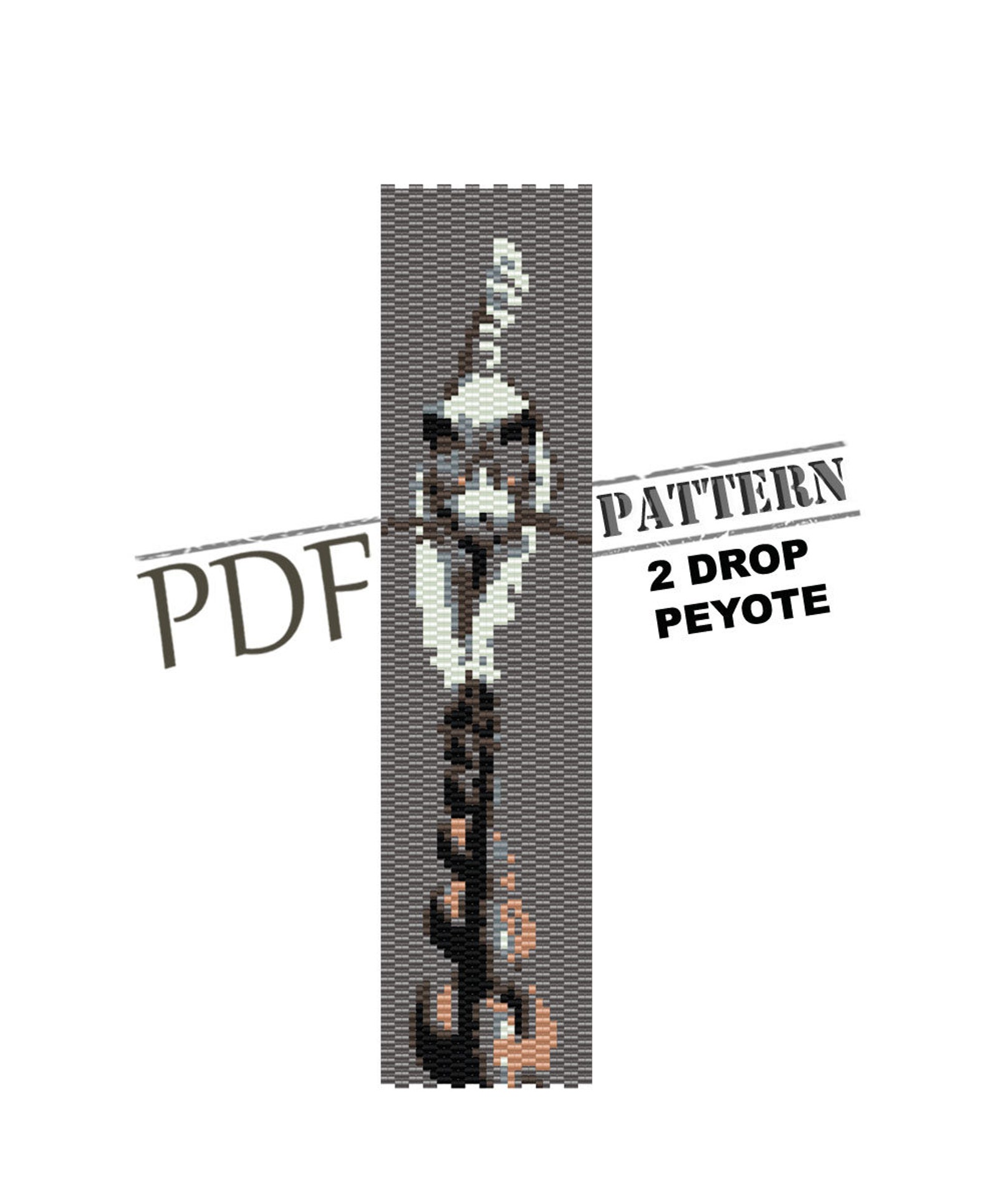 Cat Bracelet Pattern Beaded Cuff Pattern Bracelet Design - Etsy