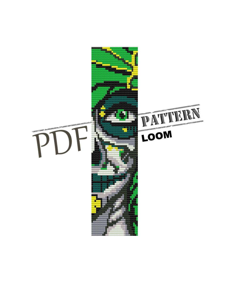 Santa Muerte Beadwork Pattern Sugar Skull Loom Instant - Etsy