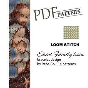 Holy Family, Nativity Pattern, Saint Family, Loom Christmas, Christmas ...