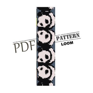 Sleeping Panda Bead Pattern, Pdf Pattern, Seed Bead Pattern, Wild ...