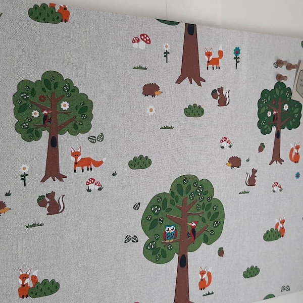 Woodland Animal Bulletin Board - Etsy