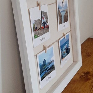 Wooden Peg Photo Frame - Etsy UK