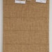PHOTO or Message PEG & Push PIN Hessian Board / Rustic Burlap Polaroid ...