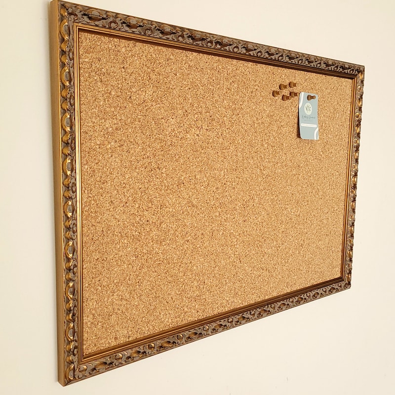 Gold Framed Pinboard - Etsy