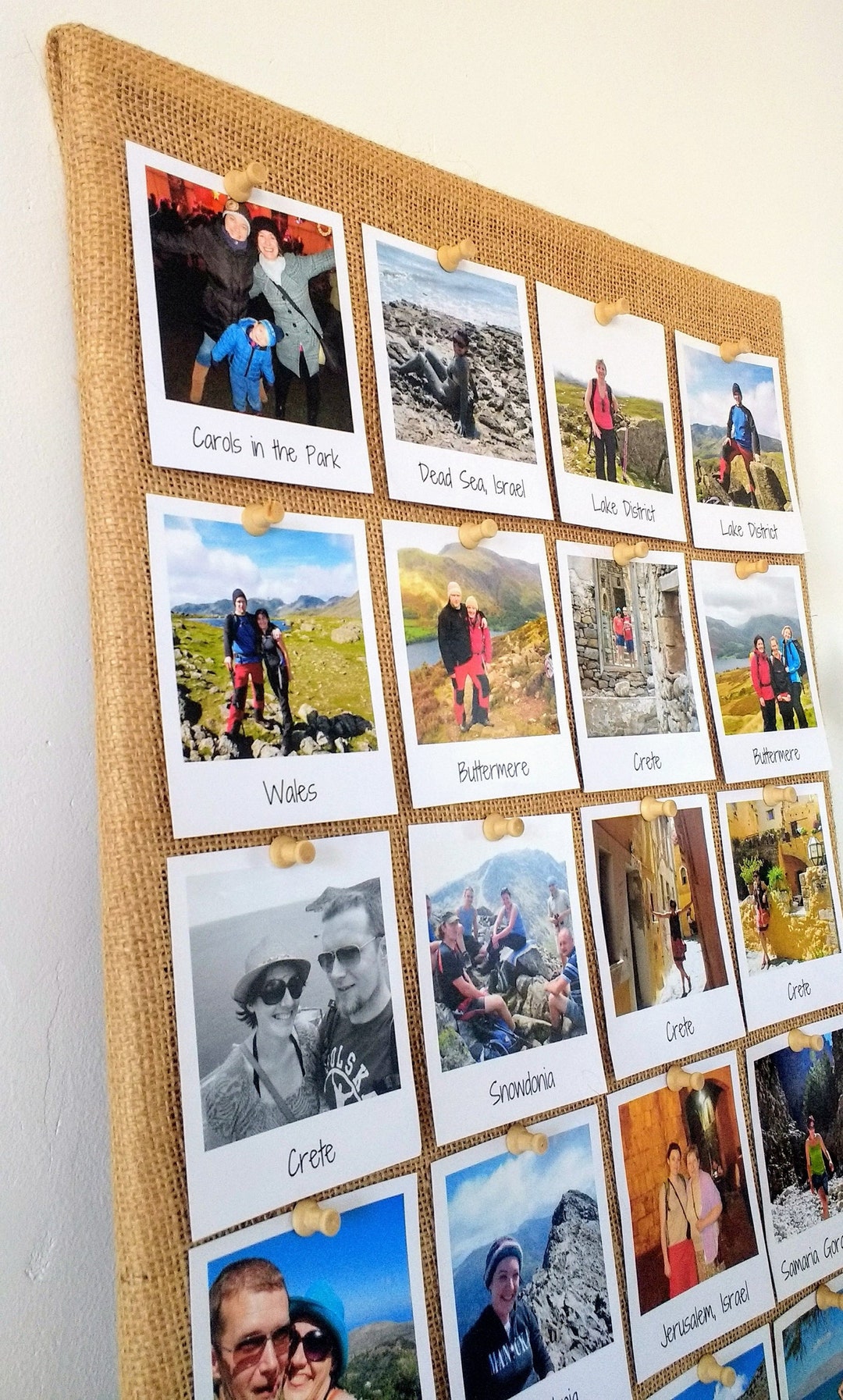 Cork Push Pin Board / Polaroid Display / Photo Display / Tack Memo ...
