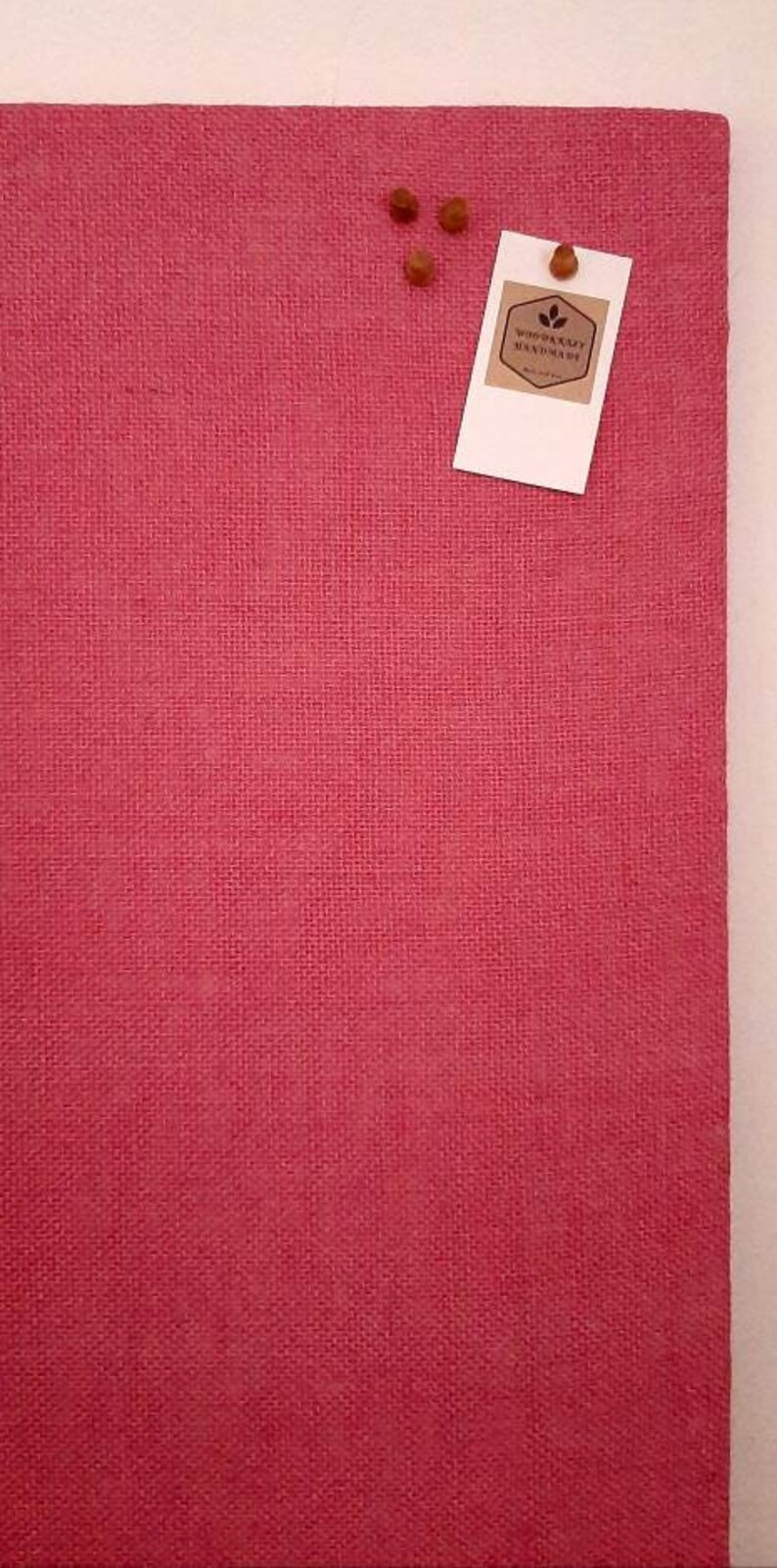PINK Notice Board Hessian Covered Cerise Pink Pinboard - Etsy UK