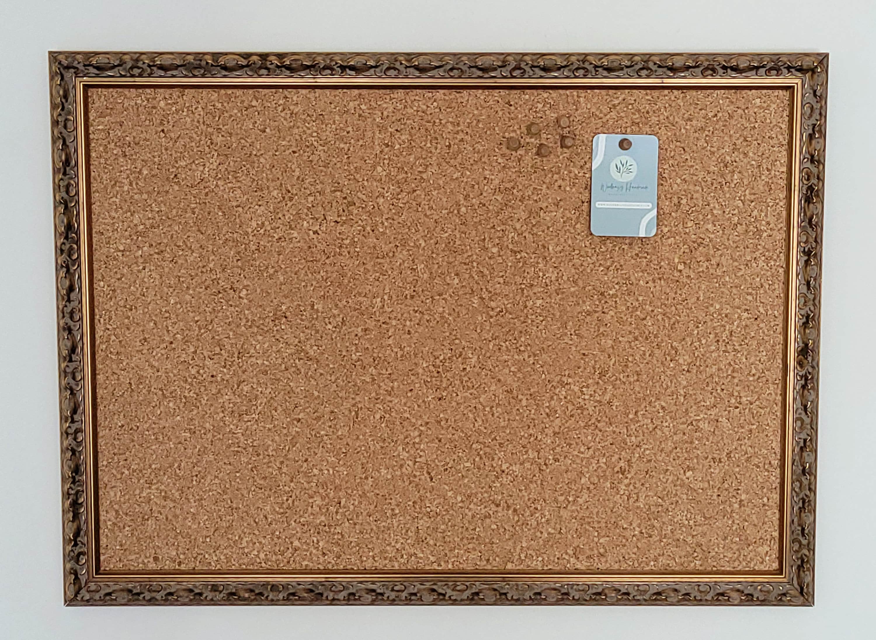 Ornate Framed Cork Board / Vintage Style Notice Board / Gold Pinboard ...