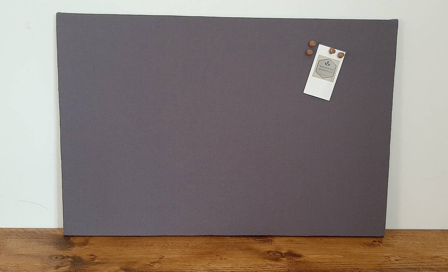 Charcoal Notice Board Grey Cork Board Pinboard Bulletin | Etsy