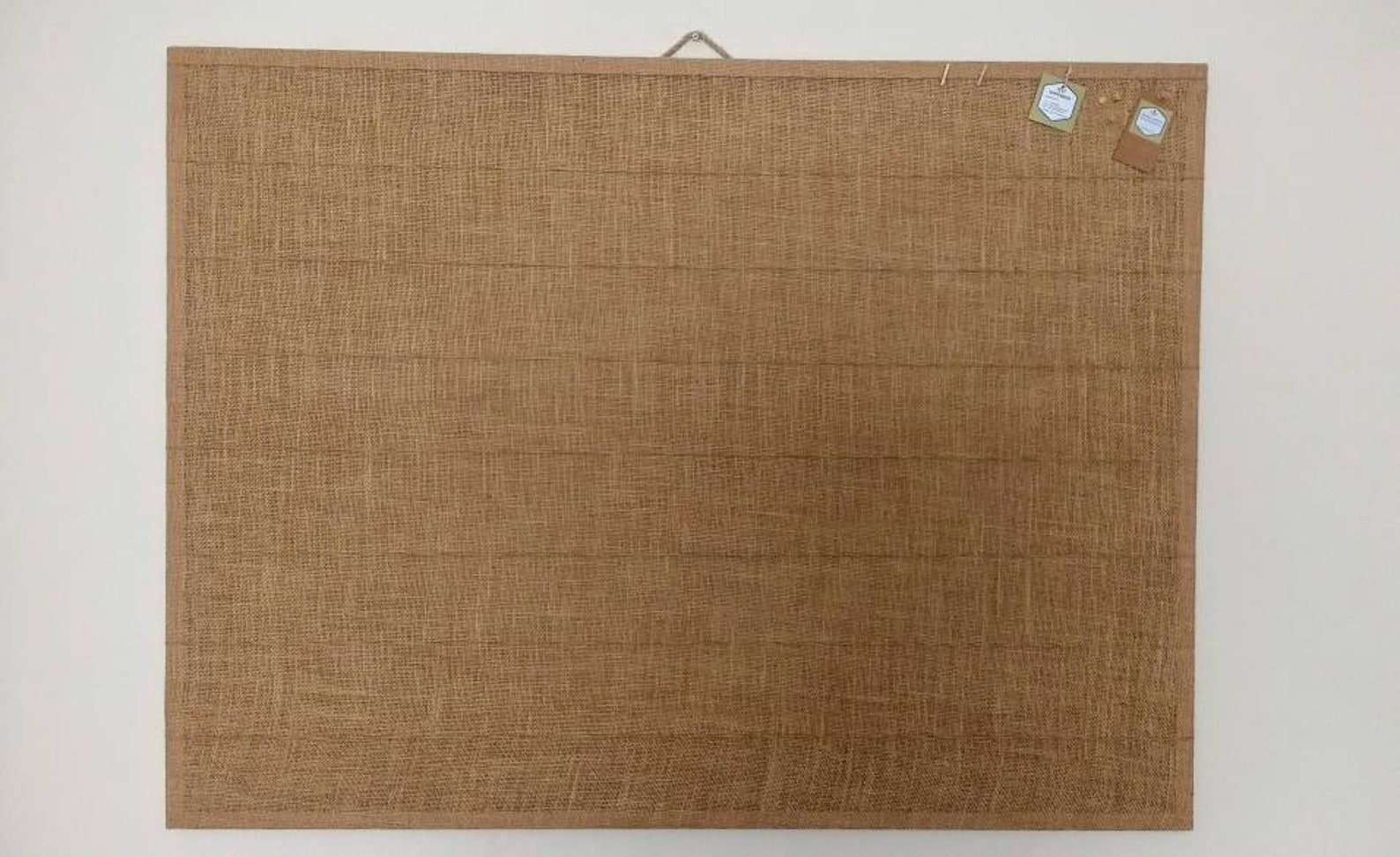 Extra LARGE PHOTO or Message PEG & Push Pin Hessian Bulletin - Etsy