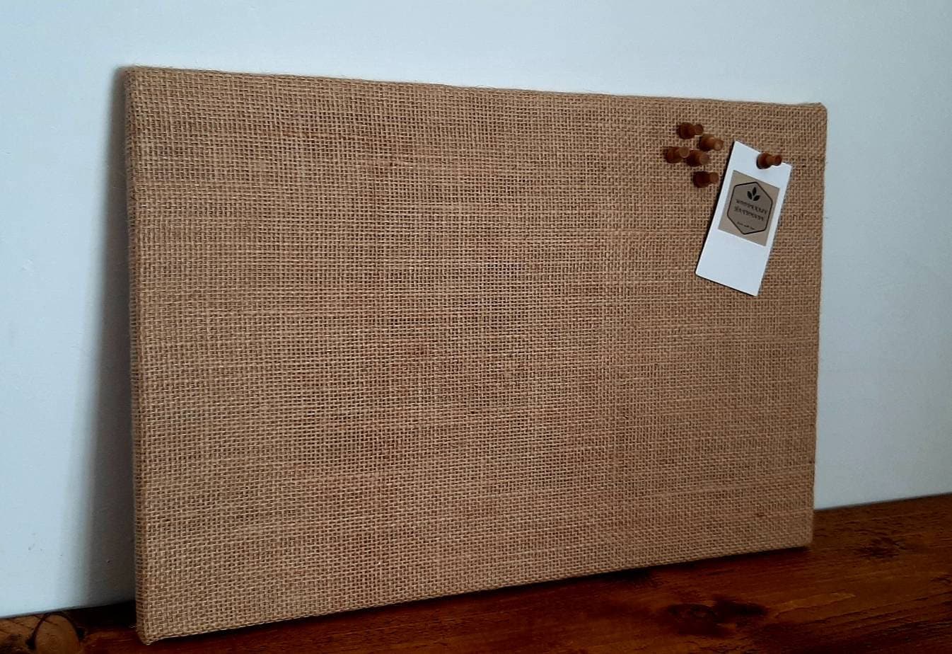 Hessian Notice Board - Etsy UK