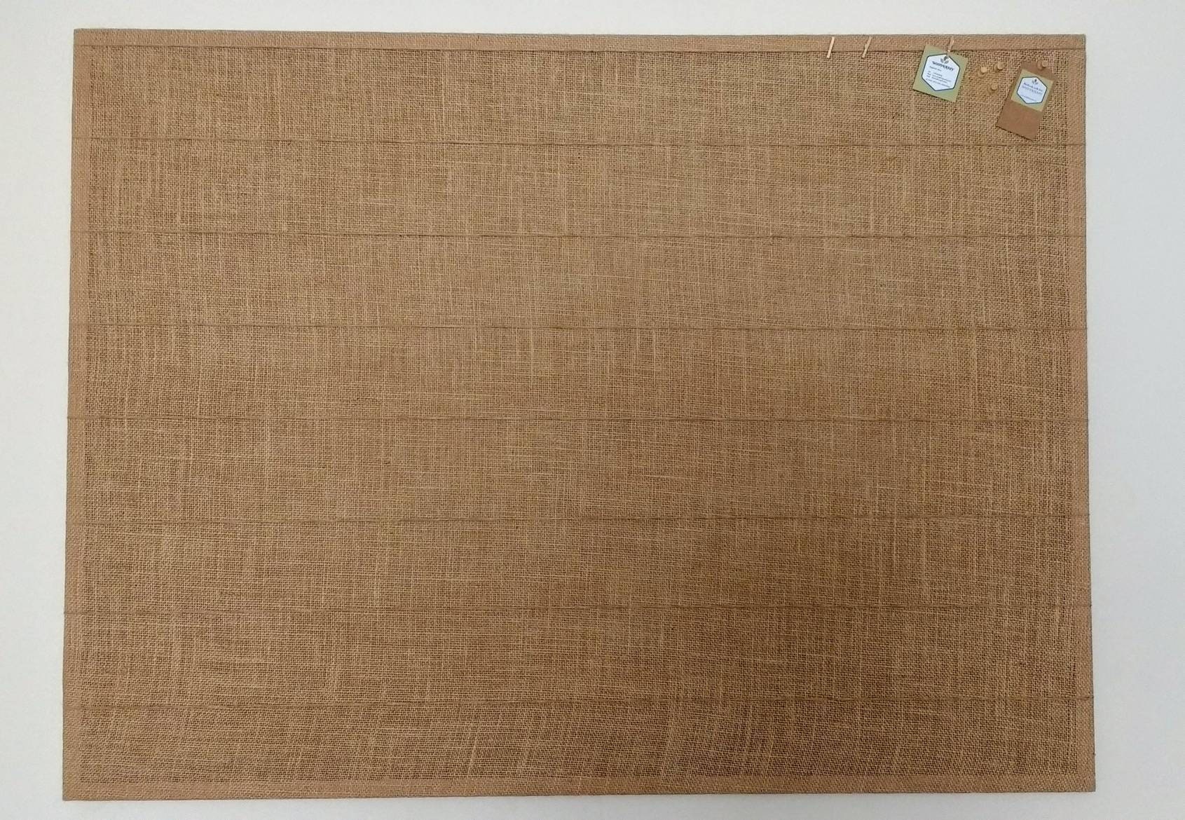 Extra Large Hessian Bulletin Board: Peg & Pin Fabric Vision Board (90 X ...