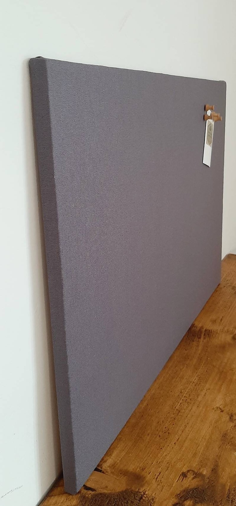 Charcoal Notice Board Grey Cork Board Pinboard Bulletin - Etsy UK